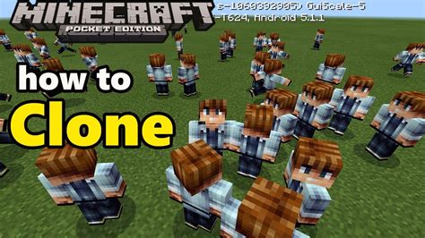 How To Clone Yourself Minecraft Pe 0160 Add On Modification Youtube