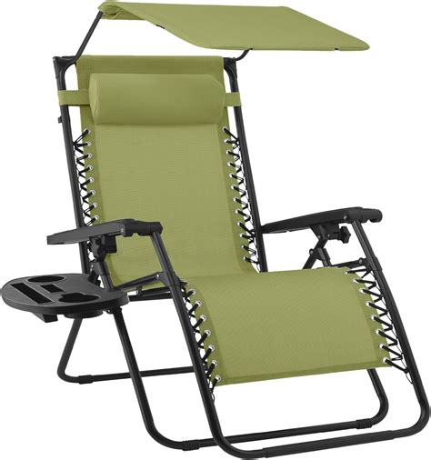 Yexj Folding Zero Gravity Outdoor Recliner Patio Lounge Chair W