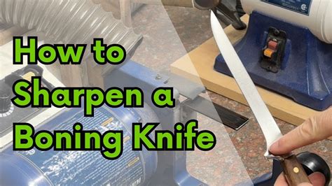 How To Sharpen A Boning Knife Youtube