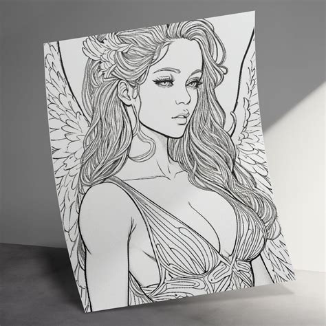 Elegant Angel Wall Art Inspirational Angelic Decor Spiritual Home And