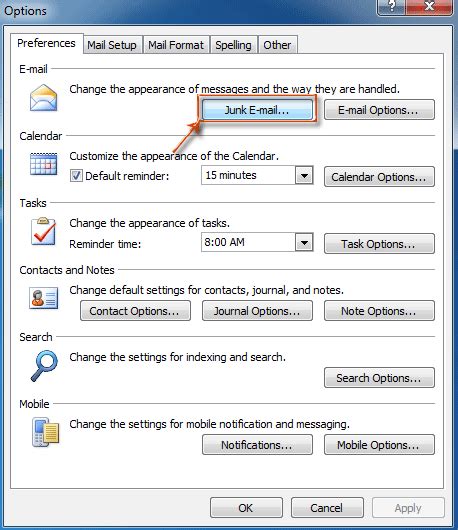 Amazing To Khmer How To Disable Junk Mail Filter In Outlook