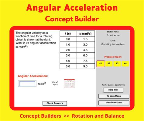New Angular Acceleration The Physics Classroom