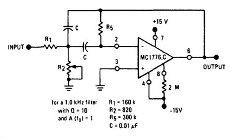 Multi Feedback Band Pass Filter Cb4025e