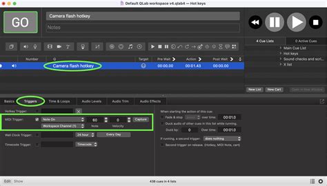 QLab Setup Gareth Fry Sound Design