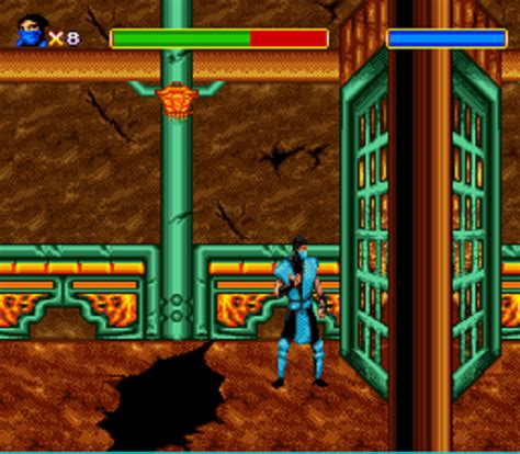 Mortal Kombat Mythologies Sub Zero On Genesissnes Games From Another