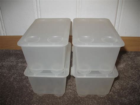 Ikea Glis Boxen Beh Lter Transparent Gebraucht In Wil Zh F R Chf Mit Lieferung Auf