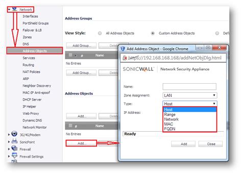 Understanding Address Objects In Sonicos Sonicwall
