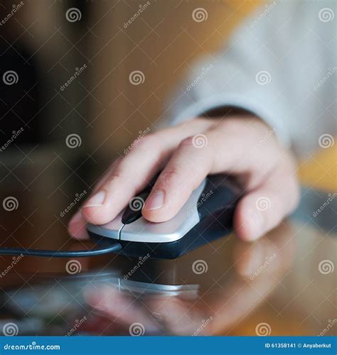 Computer Mouse Close Up Stock Image Image Of Keyboard 61358141