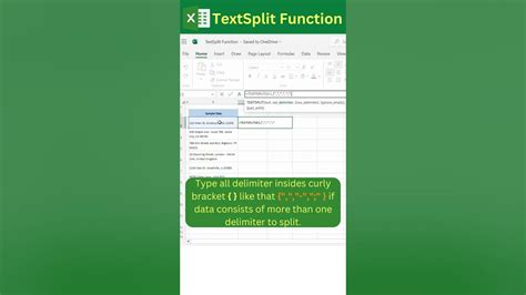Excel Hacks Textsplit Function In Excel For Streamlined Data Youtube