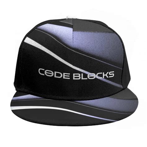 Baseball Cap With Flat Brim Codeblocks Clothing