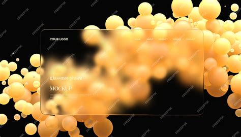 Premium Psd 3d Render Glassy Background Modern Glass Morphism Style