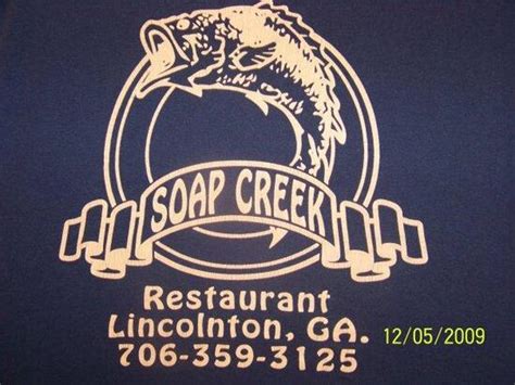 Menu At Soap Creek Restaurant Downtown Lincolnton