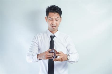 Premium Photo Adult Asian Man Showing Shocked Expression When Looking