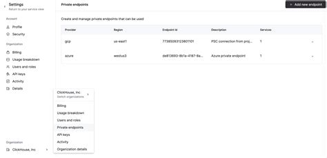 Aws Privatelink Clickhouse Docs