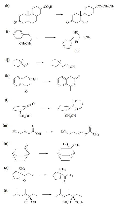 Solved Problems On Functional Group Synthesis Organic Chemistry
