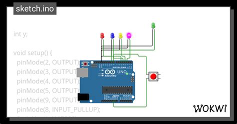 Prj7 Button Wokwi Esp32 Stm32 Arduino Simulator