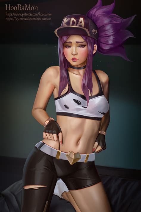 Kda Akali By Hoobamon Hentai Foundry