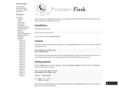 Frozen Flask By Frozen Flask A Flask Template Built At Lightspeed