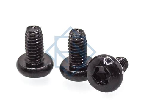 内梅花盘头镀黑锌三角牙螺丝 汕头市宏生螺钉实业有限公司 定制生产不锈钢螺丝 长螺丝 三角牙螺丝 非标准件螺丝 来图来样定制