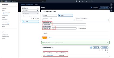 Create And Query A Nosql Table With Amazon Dynamodb