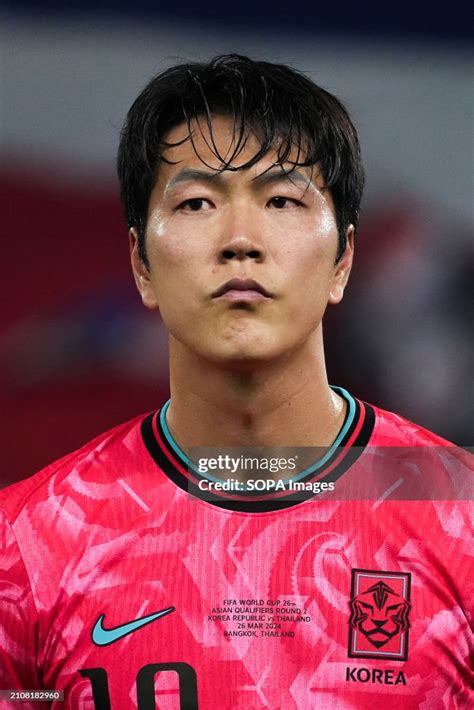 Kim Young Gwon Of South Korea Stands For National Anthem Prior To The News Photo Getty Images