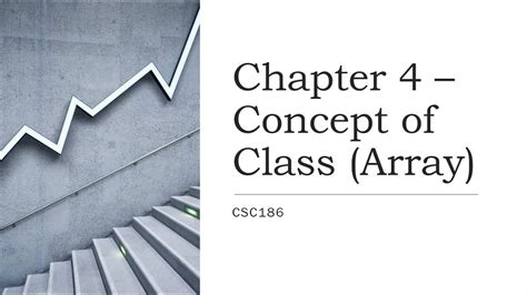Chapter 4 Concept Of Classes Array Youtube