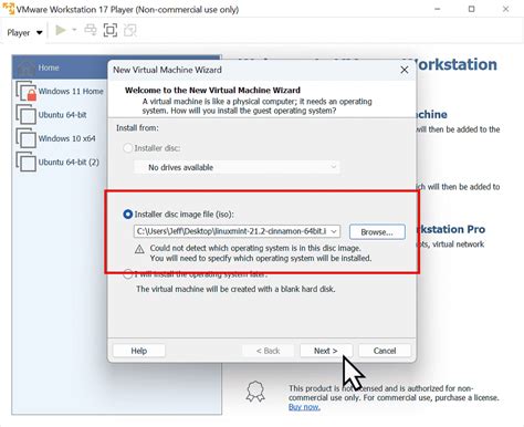 How To Install A Linux Mint Virtual Machine Using Vmware Player At