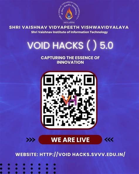 Void Hacks On Linkedin Voidhacks5 Techinnovation Websitelaunch
