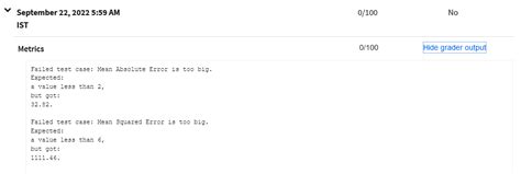 Grade Error Mae And Mse Is More Than What I Got Sequences Time Series And Prediction