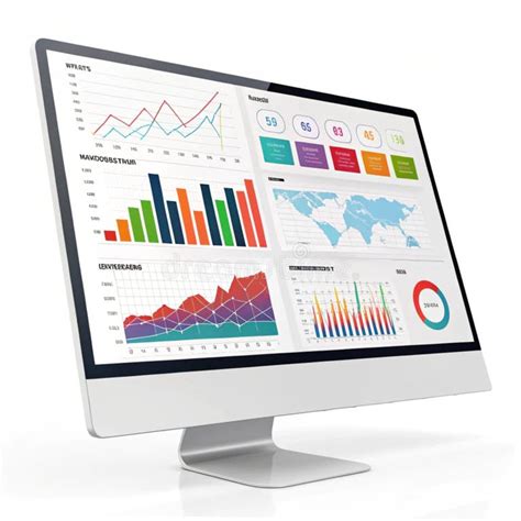 3d Trending Dashboard Illustration Stock Illustration Illustration Of Trending Data 368348867