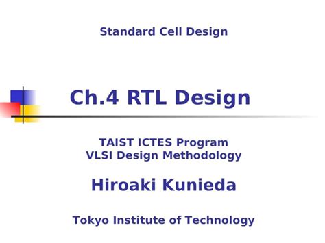 ppt ch 4 rtl design dokumen tips