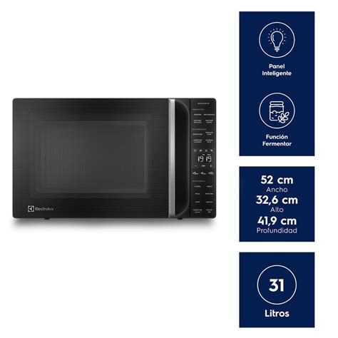 Microondas Electrolux 31 Litros Digital Descongelamiento Asistido Me31n