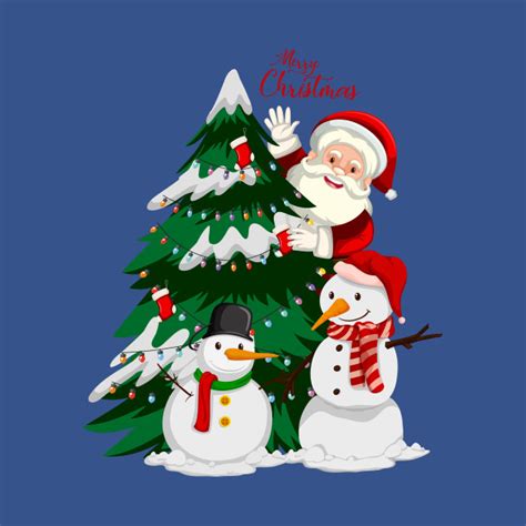 Chrismas Tree Santaclaus Chrismas Tree T Shirt Sold By Irene