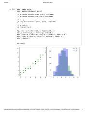 Monte Carlo HW 5 Pdf 7 2 2020 Monte Carlo HW 5 In 2 Import Numpy As