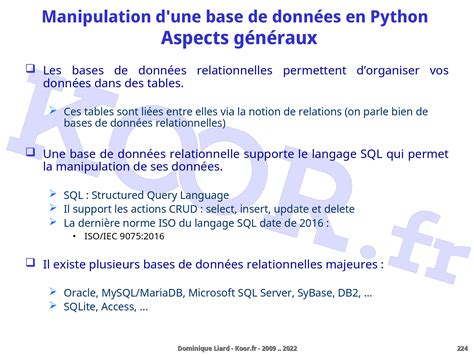 le langage python