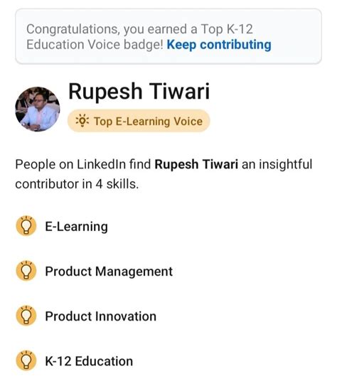 Rupesh Tiwari On Linkedin Topvoice K12education Educationmatters Gratitude