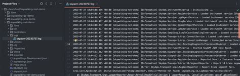 use skywalking to report application data managed service for