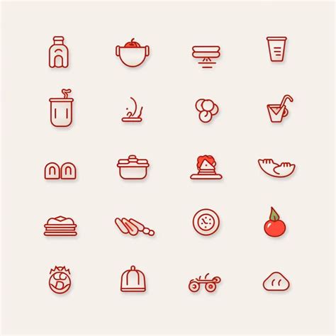 Aesthetic Minimalist Icon Sets Midjourney Prompt