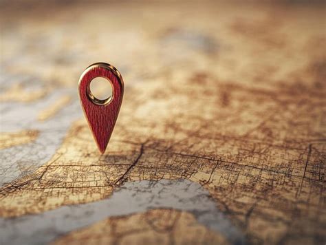 Premium Photo Dynamic Geospatial Map With Location Intelligence Glowing Neon Map Pin