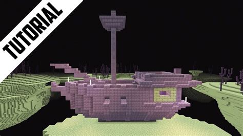 Minecraft How To Build An End Ship Step By Step Youtube