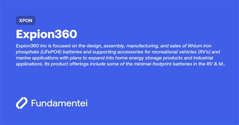 Xpon Expion360 Fundamentei