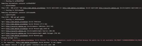 Crash Apt Get Update · Issue 393 · Docker Libraryruby · Github