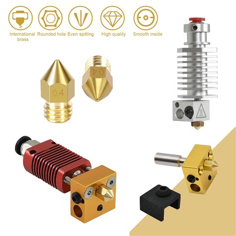Ugelli Stampante 3d Mk8 Set 8 Ugelli Stampante 3d Imetrx Mk8 Acciaio