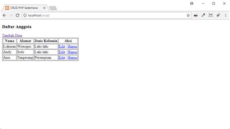 Tutorial Lengkap CRUD PHP MySQLi Part 4 Membaca Data Database MySQLi
