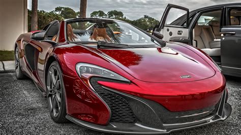 맥라렌 P1 빨간색 초차 전면보기 배경 화면 1920x1080 배경 화면 다운로드