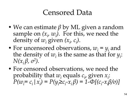 Ppt Limited Dependent Variables Tobit And Censored Models Powerpoint Presentation Id5969609