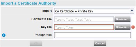 Configuring Trusted Proxy CA Credentials