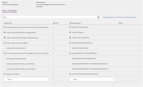 Project Service Automation에서 금융 및 운영으로 직접 프로젝트 추산 동기화 Microsoft Learn
