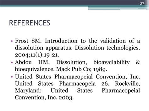 Validation Of Dissolution Apparatus Pptx