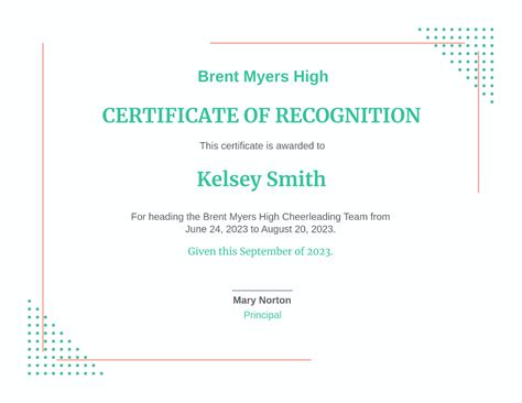 Cheering Certificate Template Edit Online And Download Example